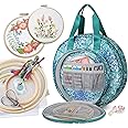 Amazon.com: FINPAC Embroidery Project Bag, Embroidery Supplies Storage ...