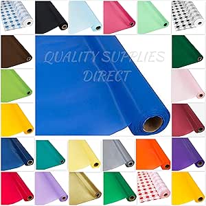 Amazon.com: DIY Craft Blue Plastic Table Cover Roll-300 Feet Long (26 ...