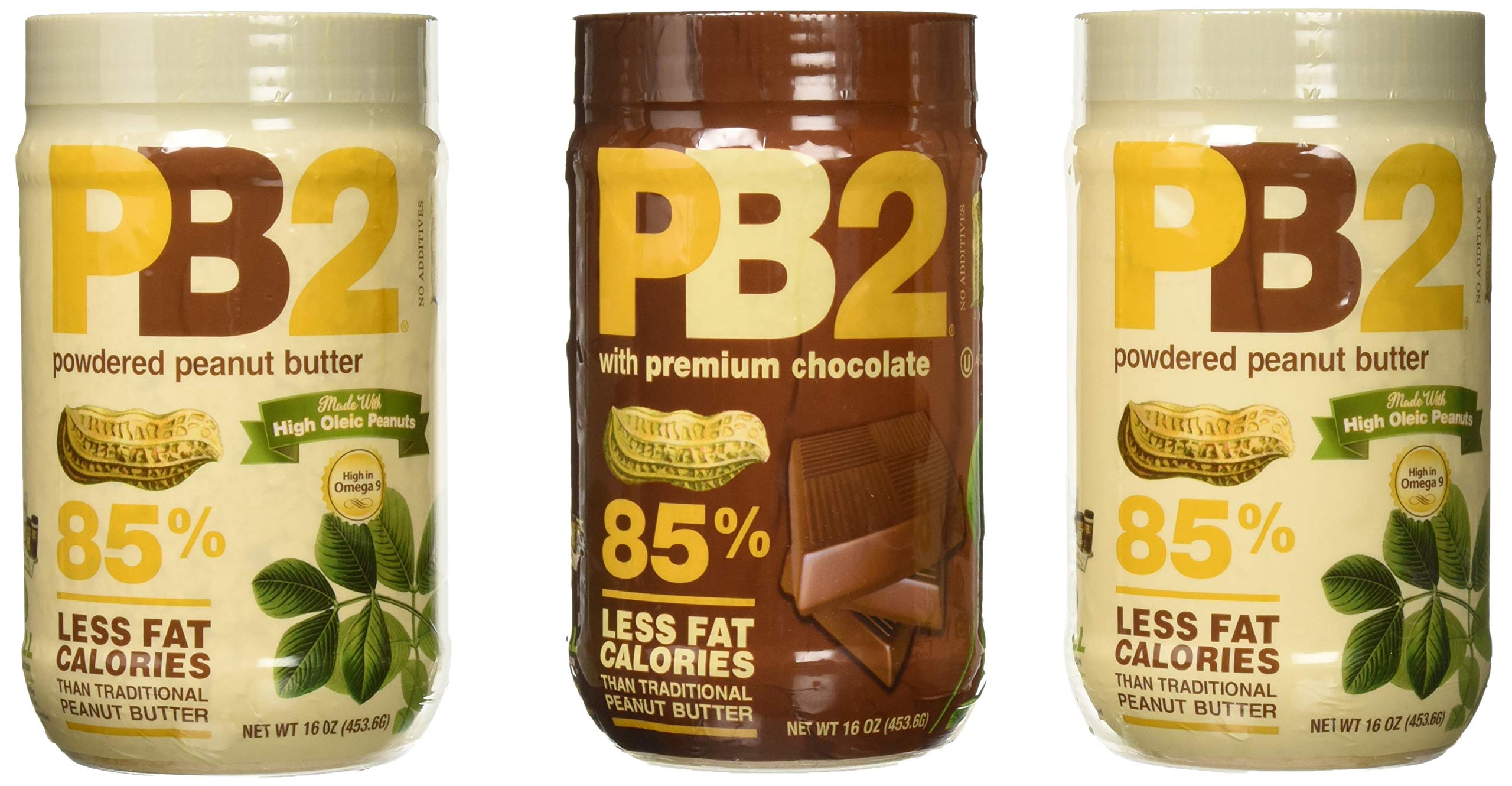 Amazon.com: PB2 Powdered Peanut Butter Bundle (2 Chocolate Peanut ...