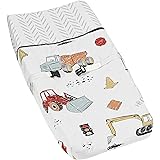 Amazon.com : Sweet Jojo Designs Construction Truck Boy Fitted Crib ...