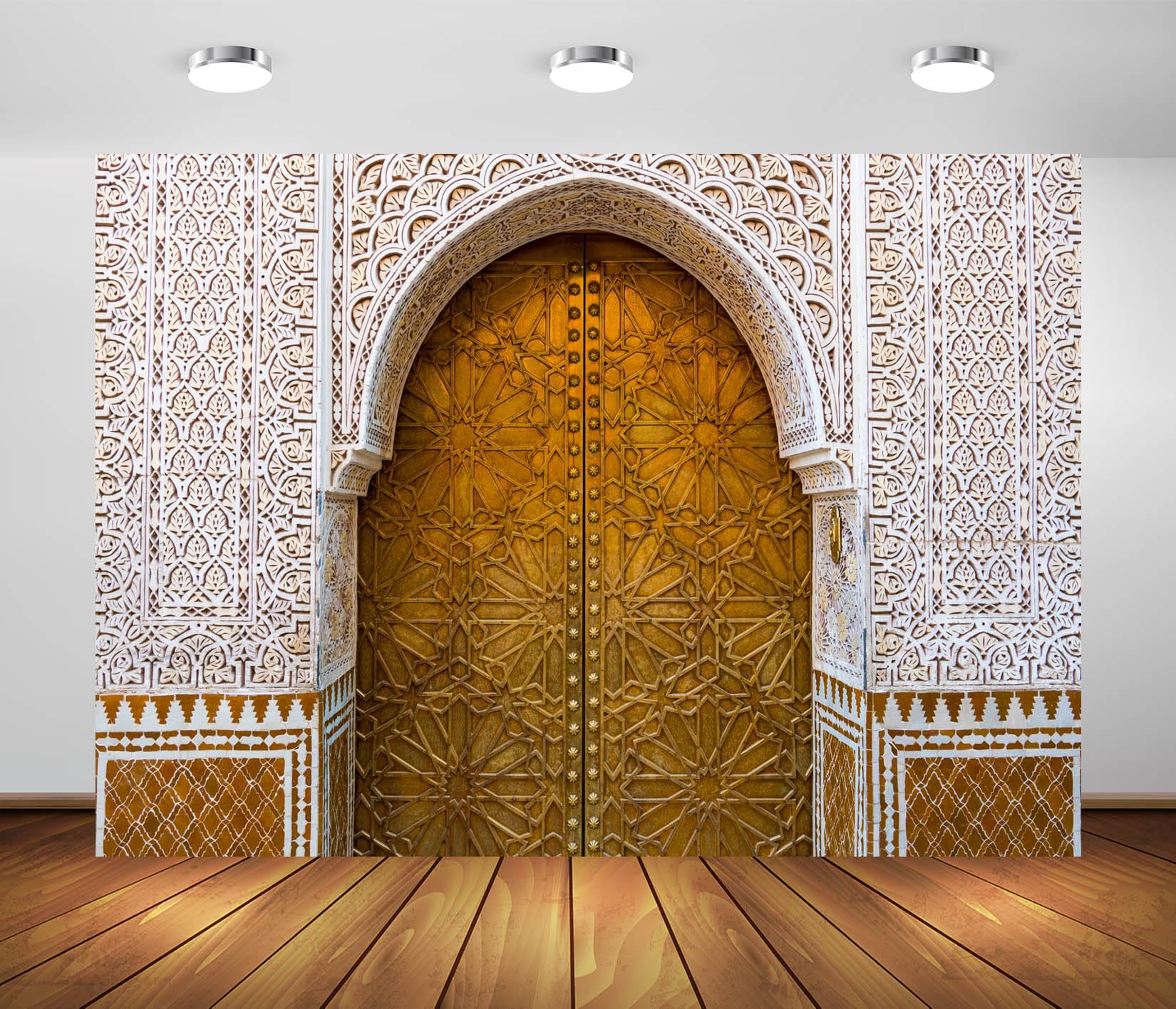 BELECO 9x6ft Fabric Palace of Morocco Backdrop Middle Eastern Style ...