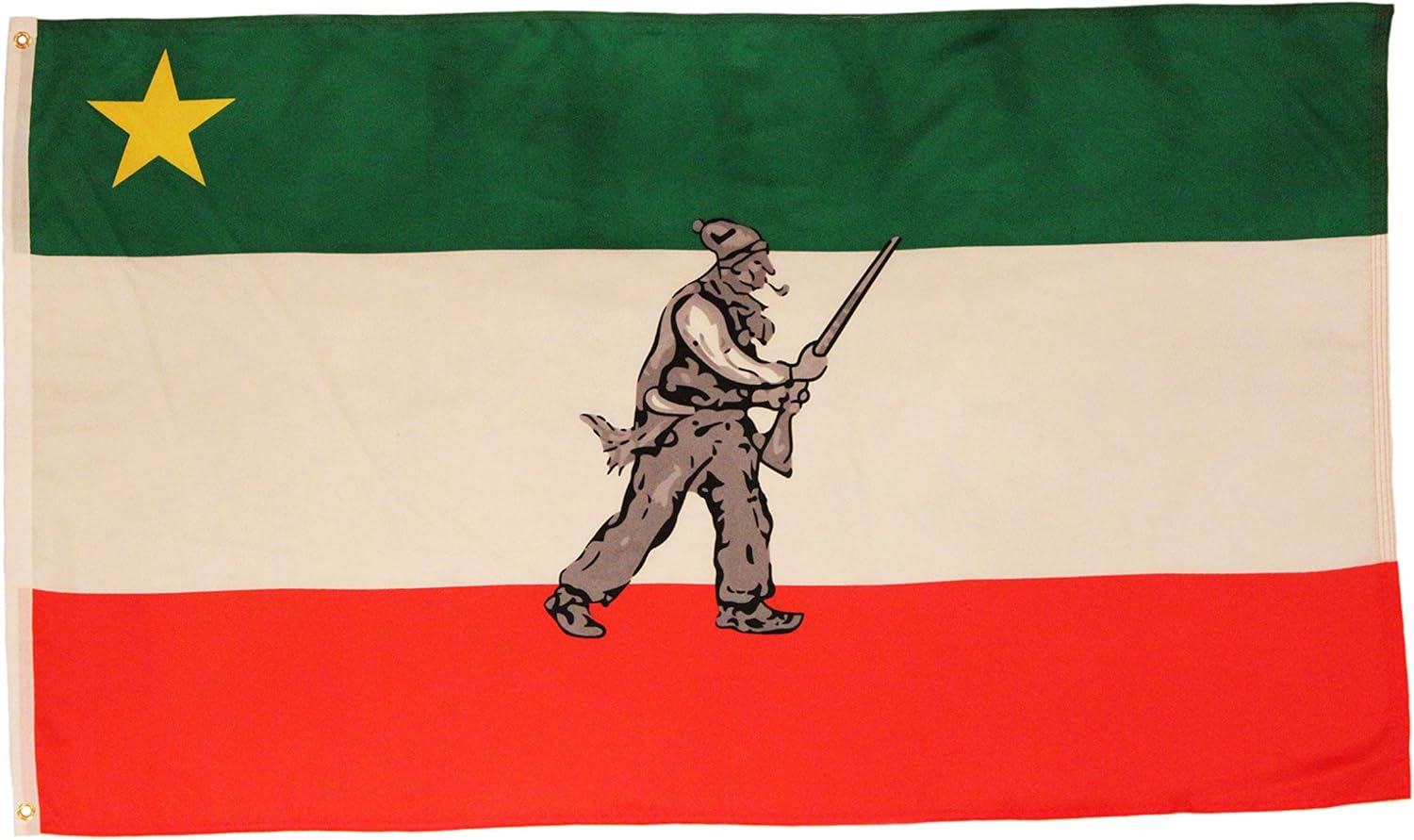 Amazon.com : French Patriote Green White Red 3' x 5' Feet Picture Flag ...