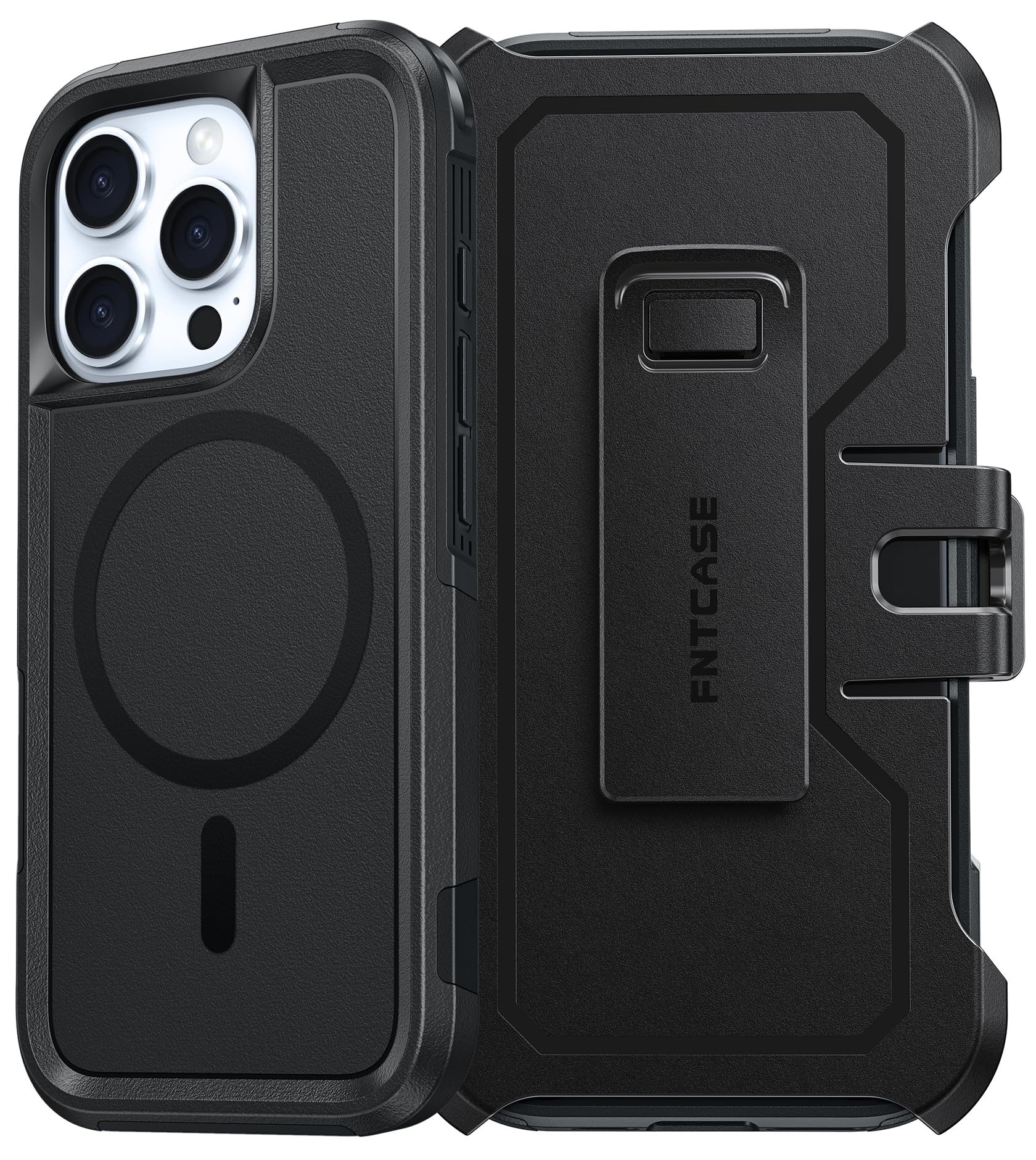 FNTCASE for iPhone 16 Pro Case: Magnetic Dual Layer Protective Cell ...