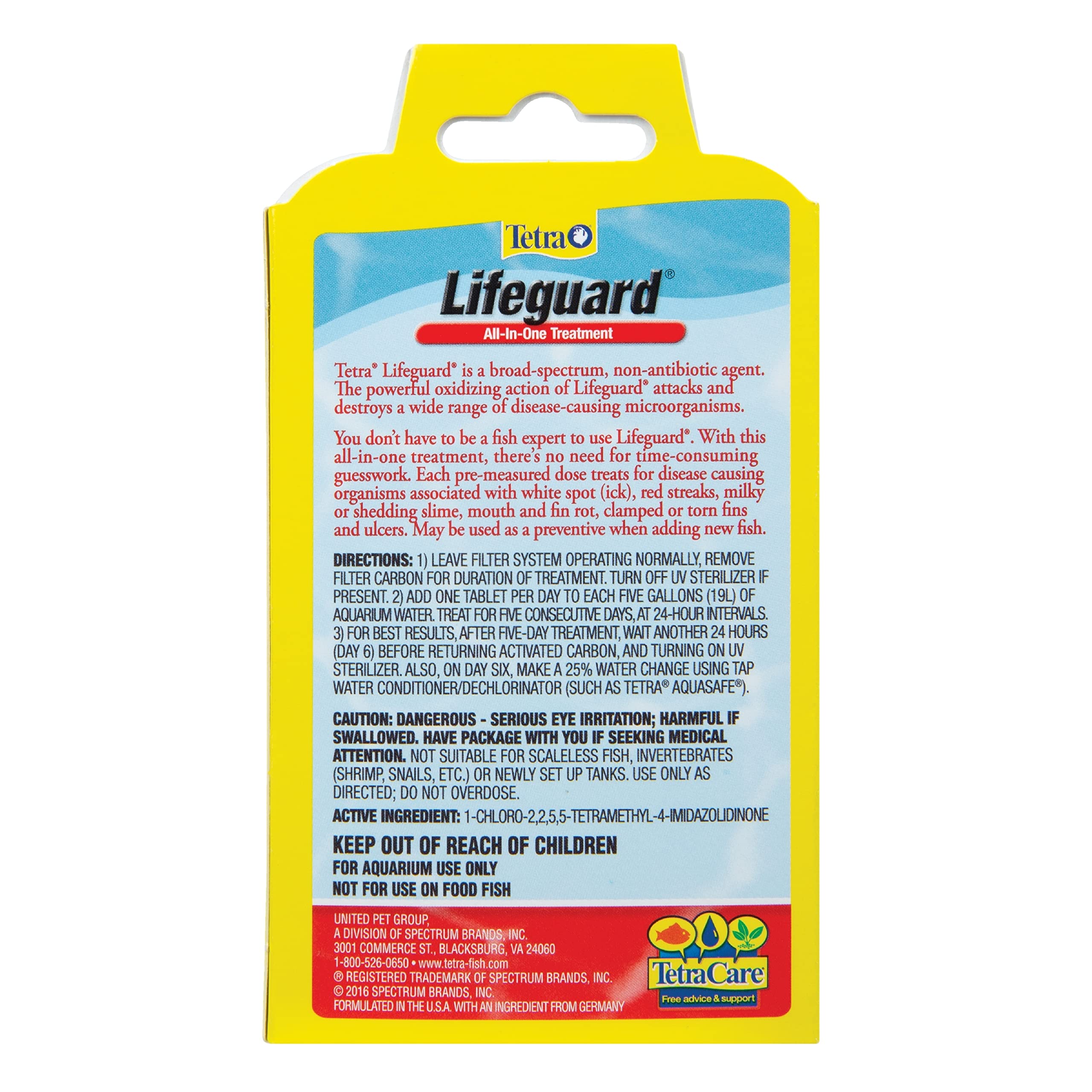 Mua Tetra Lifeguard All-In-One Treatment for Aquariums, 12-Count,YELLOW ...