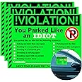 Amazon.com: You Parked Like an Idiot Business Sticker 7.5x5.5 inch ...