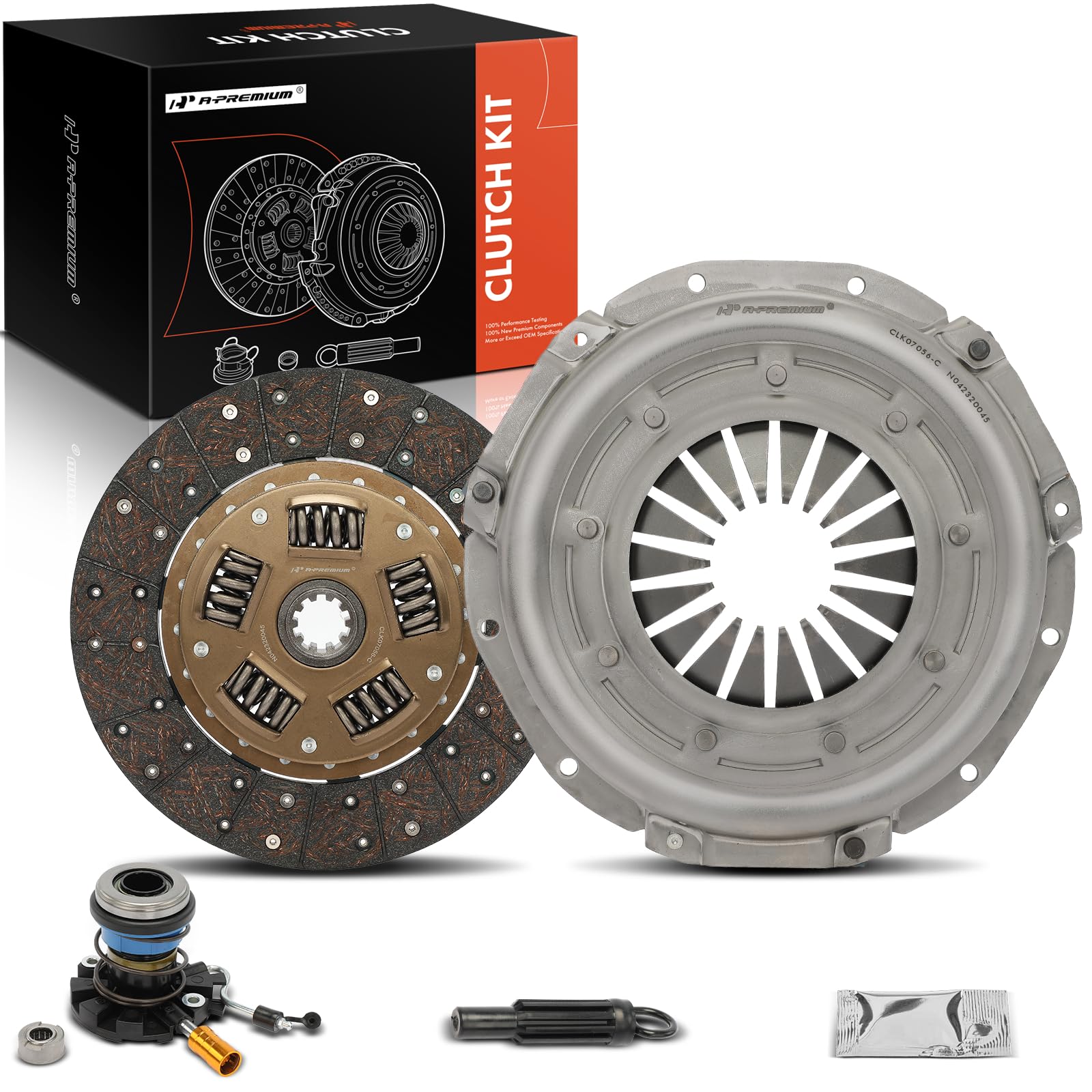 A-Premium Transmission Clutch Kit with Clutch Slave Cylinder Compatible ...