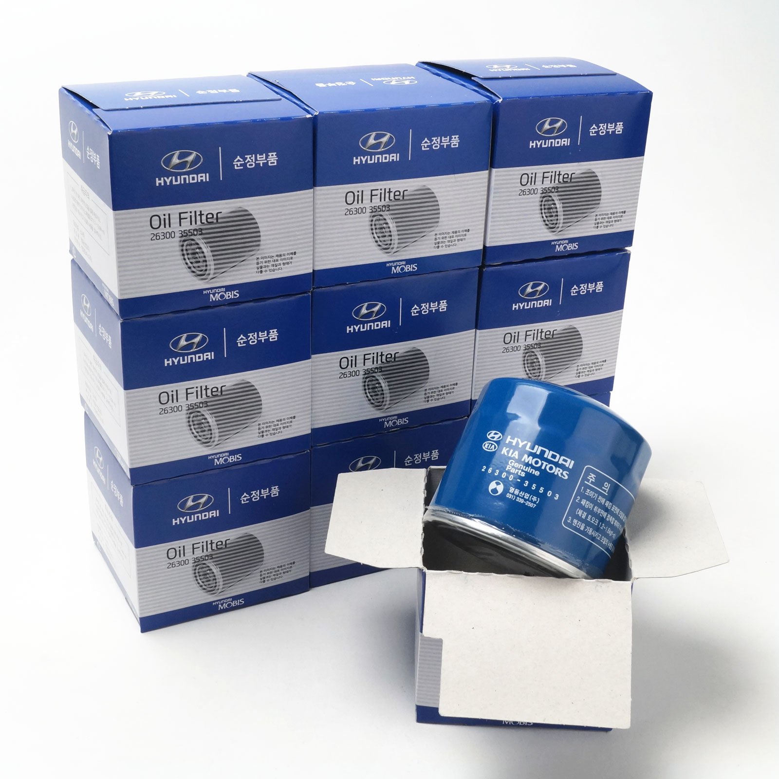 Mua OEM Hyundai Kia Mobis Oil filter 26300-35503 10pcs package trên ...