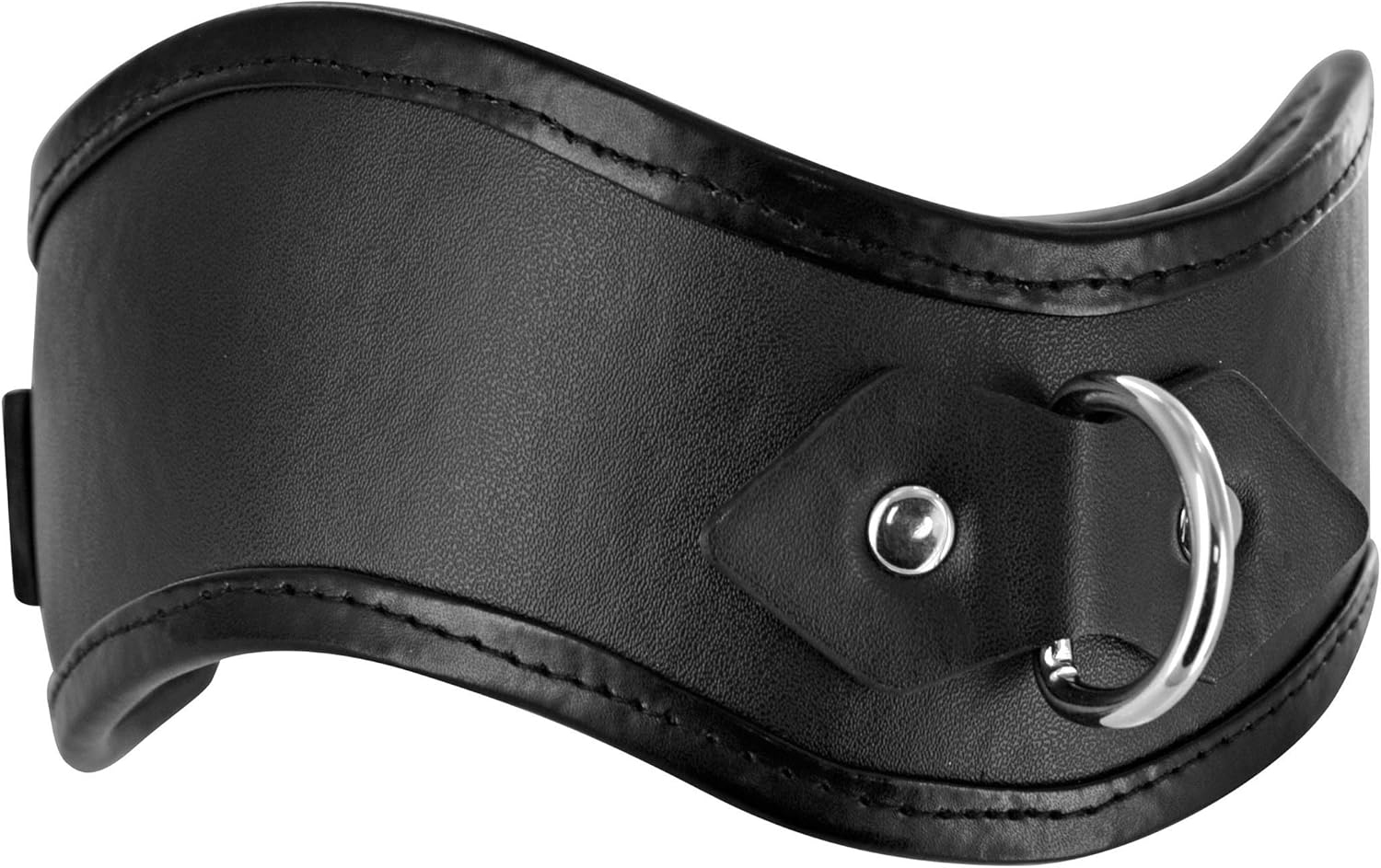 Strict Locking Posture Collar Thick Curver Bondage BDSM Collar, 4-Inch ...