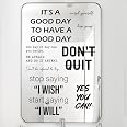 Amazon.com: Inspirational Mirror Decals - Set of 9 Black Vinyl ...