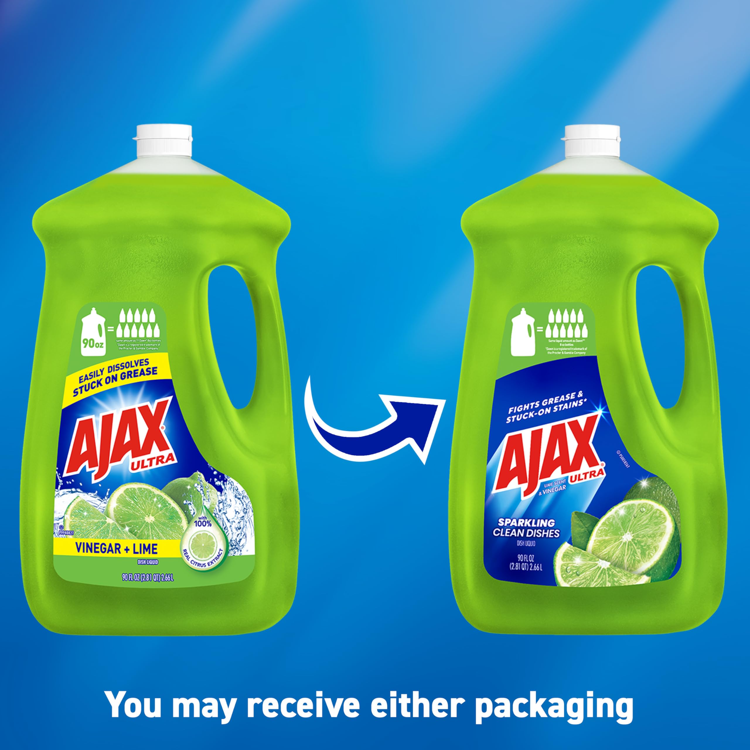 Mua Ajax Ultra Liquid Dish Soap, Lime Scent + Vinegar, 90 Fluid Ounce ...