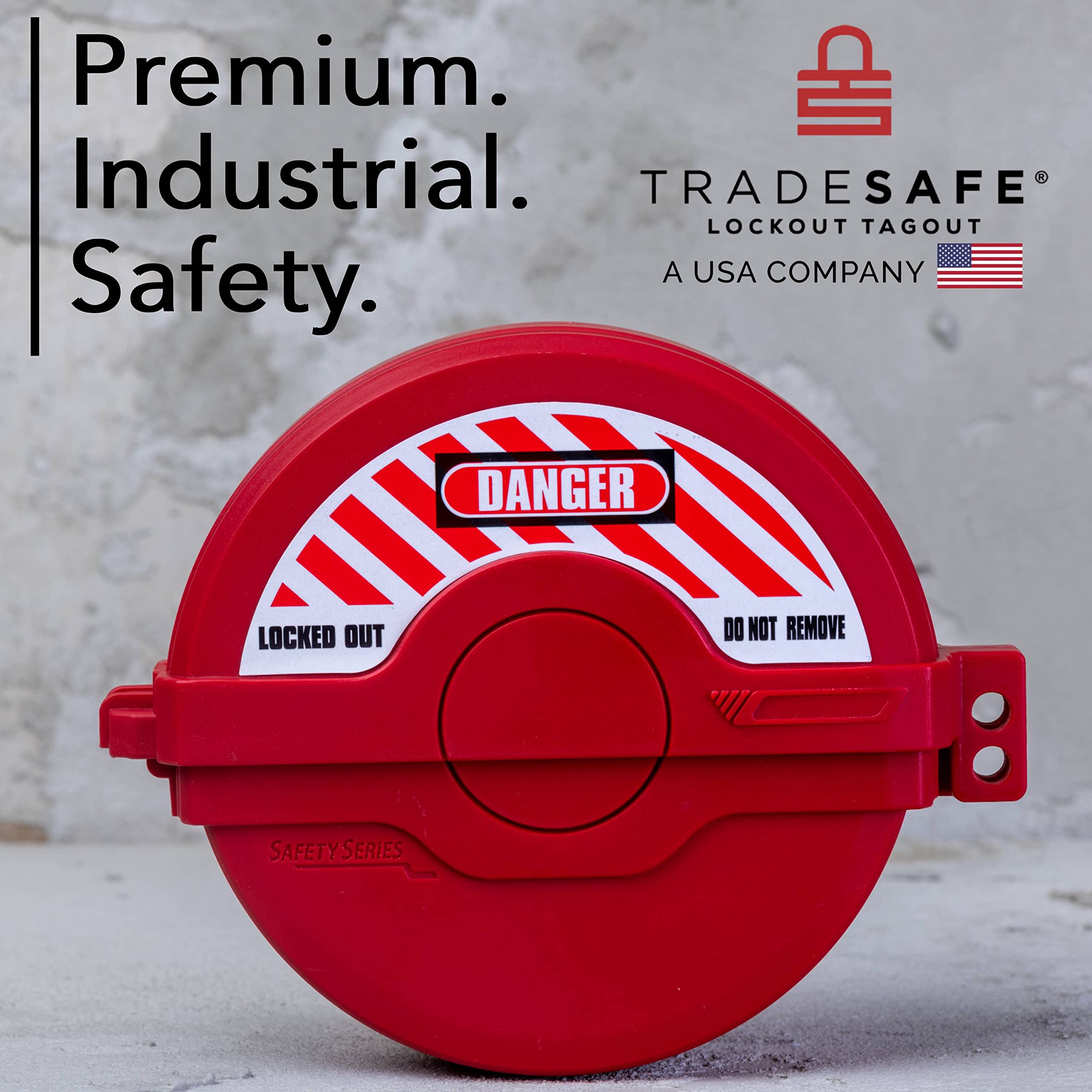 Mua TRADESAFE Gate Valve Lockout - Red Lockout Tagout Valve for 2-1/2 ...
