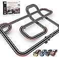 Amazon.com: 40Ft Slot Racing Car Track for Kids 1:43 Electric Powered ...