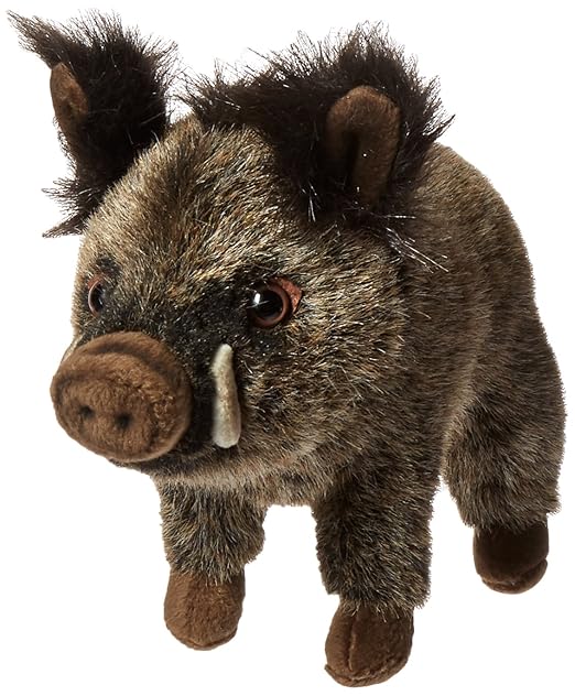 Hansa Plush Soft Toy Wild Boar 21cmH/28cml: Amazon.co.uk: Toys & Games