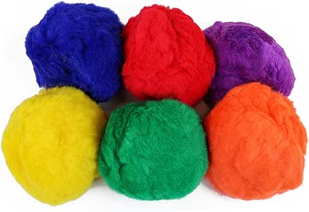 Amazon.com: First-Play Fluff Balls, Multi-Colour: Toys & Games
