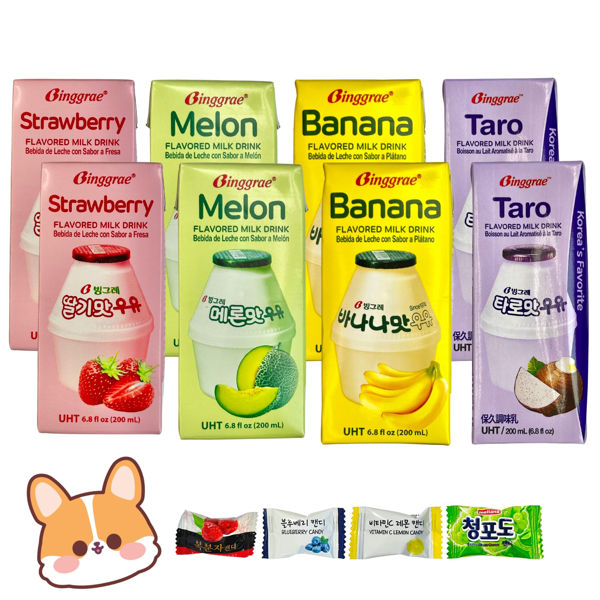 Mua Binggrae Korean Milk Variety Pack - Taro Milk, Banana Milk ...