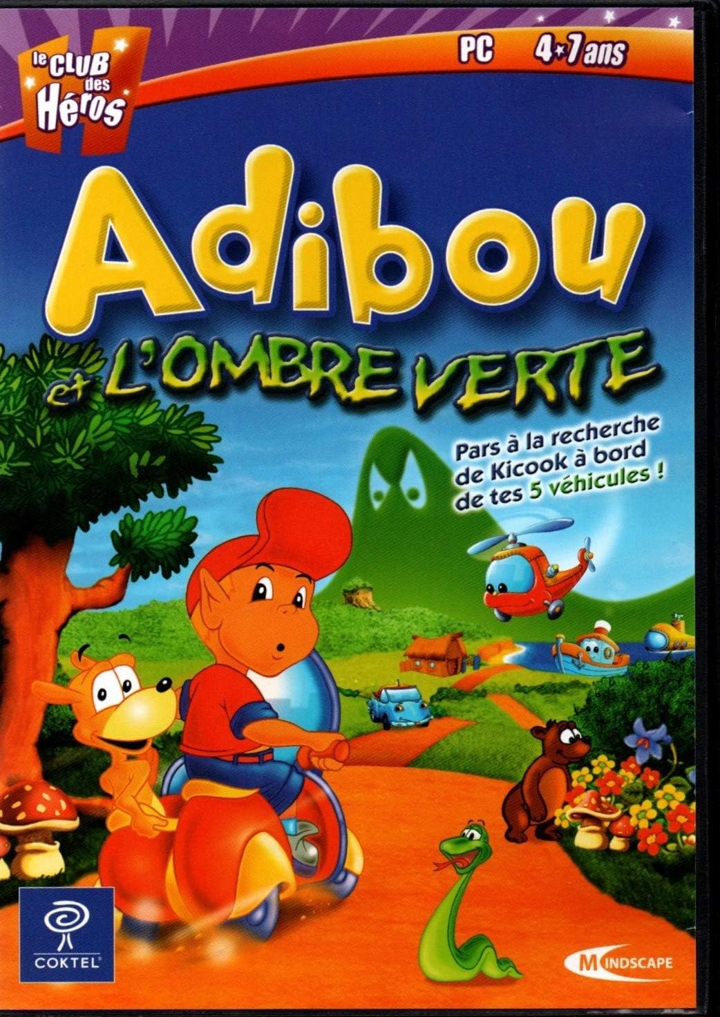 Adibou et l'Ombre Verte - 4-7 ans - Le club des héros: Amazon.fr: Logiciels