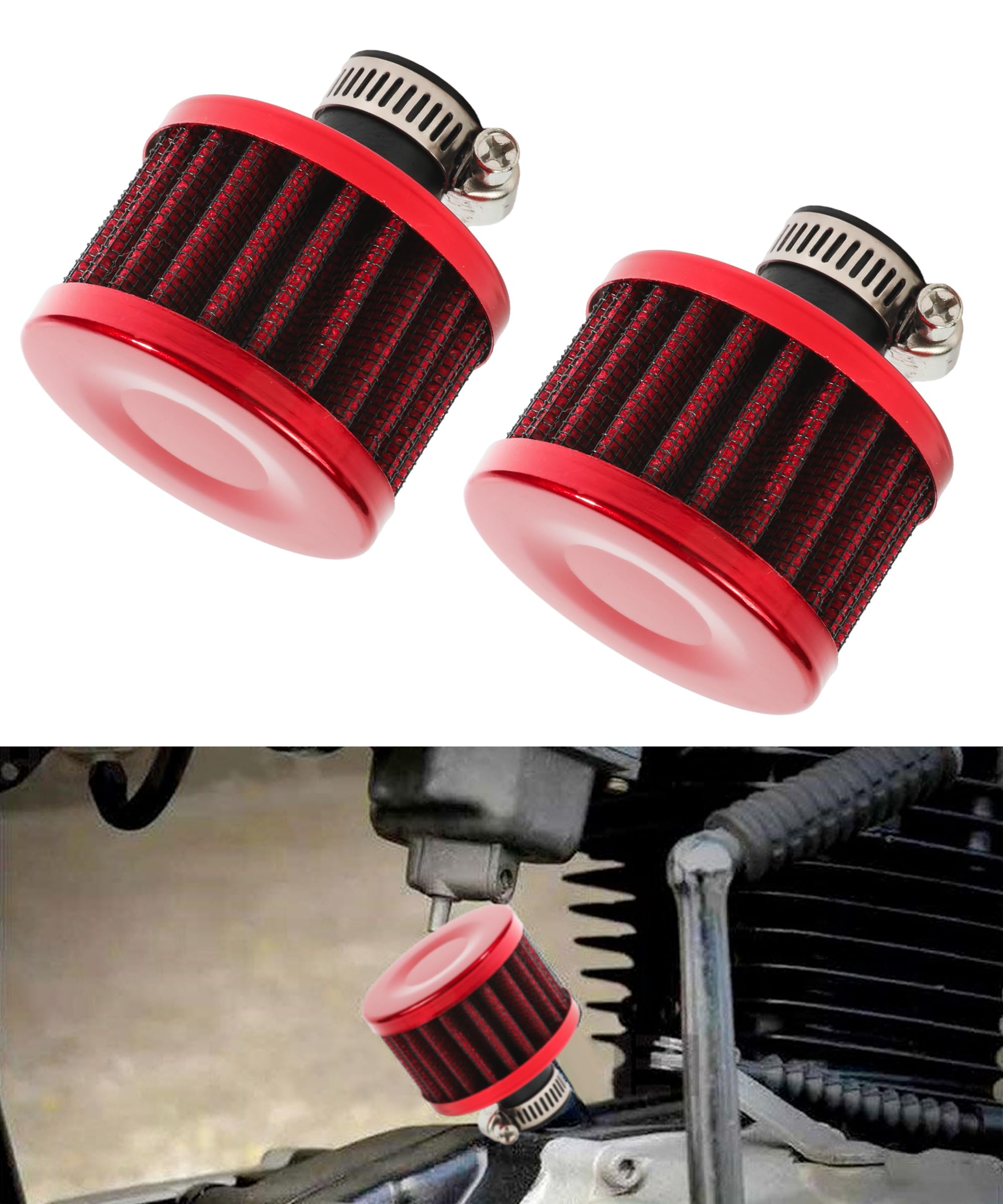 Mua 2Pcs Breather Filter,Air Filter Valve Cover Breather,Car ...