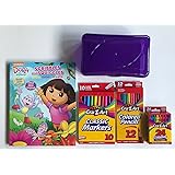 Amazon.com: Dora the Explorer Coloring Book Set (2 Coloring Books ...