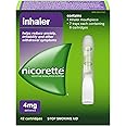 Nicorette Nicotine Inhaler, 4mg Delivered, 42 Cartridges, Quit Smoking ...
