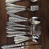 Amazon.com | Silverware Flatware Cutlery Set, VERONES 24-Piece ...