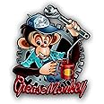 Amazon.com - Grease Monkey Sticker for Laptops Cups Tumblers Cars and ...