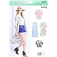 Amazon.com: New Look 6378 Misses' Easy Kimonos with Length Variations ...