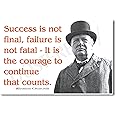 Amazon.com: Winston Churchill - "Success Is Not Final, Failure Is Not ...