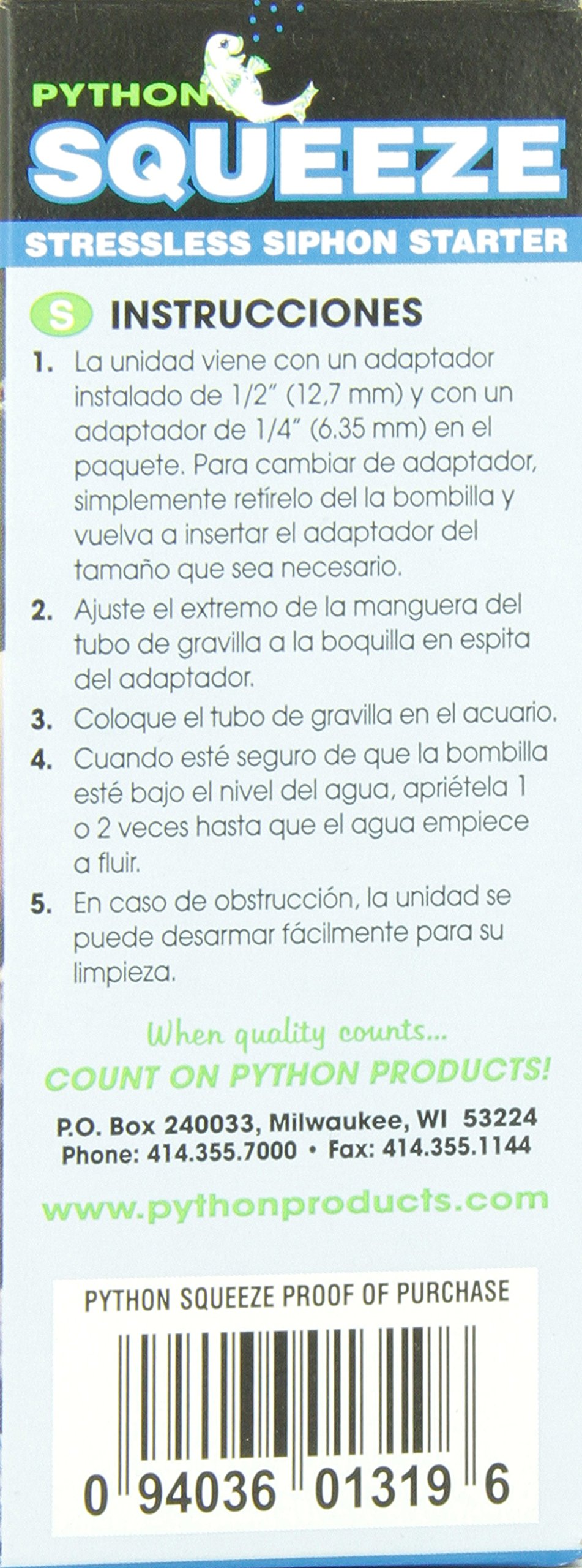 Mua Python Squeeze Siphon Starter Aquarium Adapter trên Amazon Mỹ chính ...