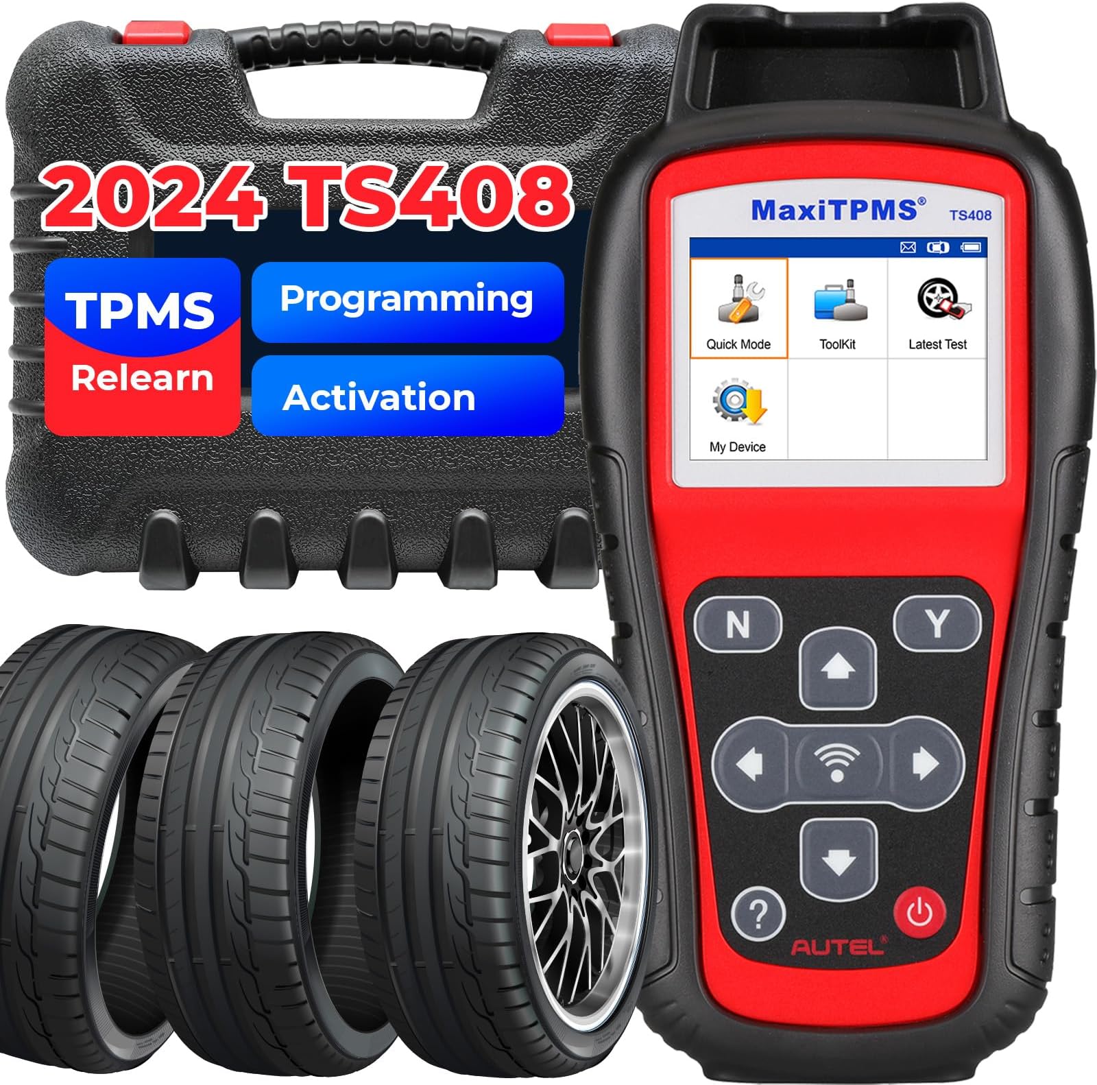 Autel Tpms Programming Tool TS408: 2024 TPMS Relearn Scanner as ...