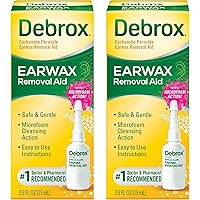 Debrox Drops Earwax Removal Aid | 0.5 oz | Pack of 2 | #1 Doctor ...