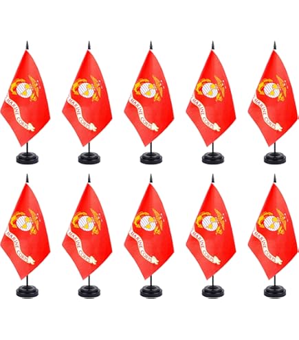 Bath Helper Spigot Adapter Marine Corps Mini Desk Flags - Box Of 12 ...