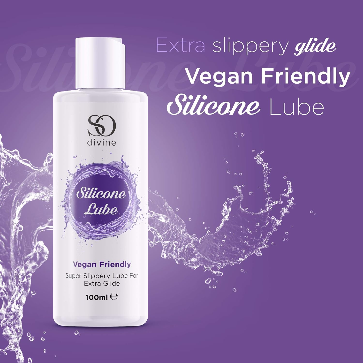 So Divine Silicone Lubricant 100ml- Vegan Body Safe Formula. – BigaMart