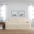 Amazon.com: SureFit Heavyweight Cotton Duck T-Cushion Sofa Slipcovers ...