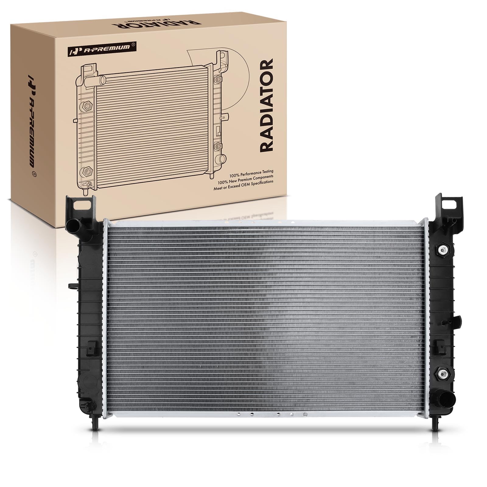 A-Premium Engine Coolant Radiator with Transmission Oil Cooler ...