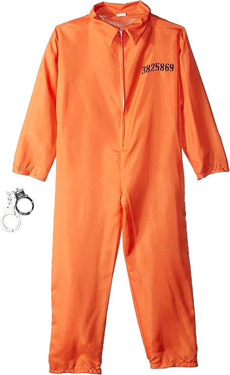 Amazon.com: Child Got Busted Prisoner Convict Halloween Costume: Toys ...