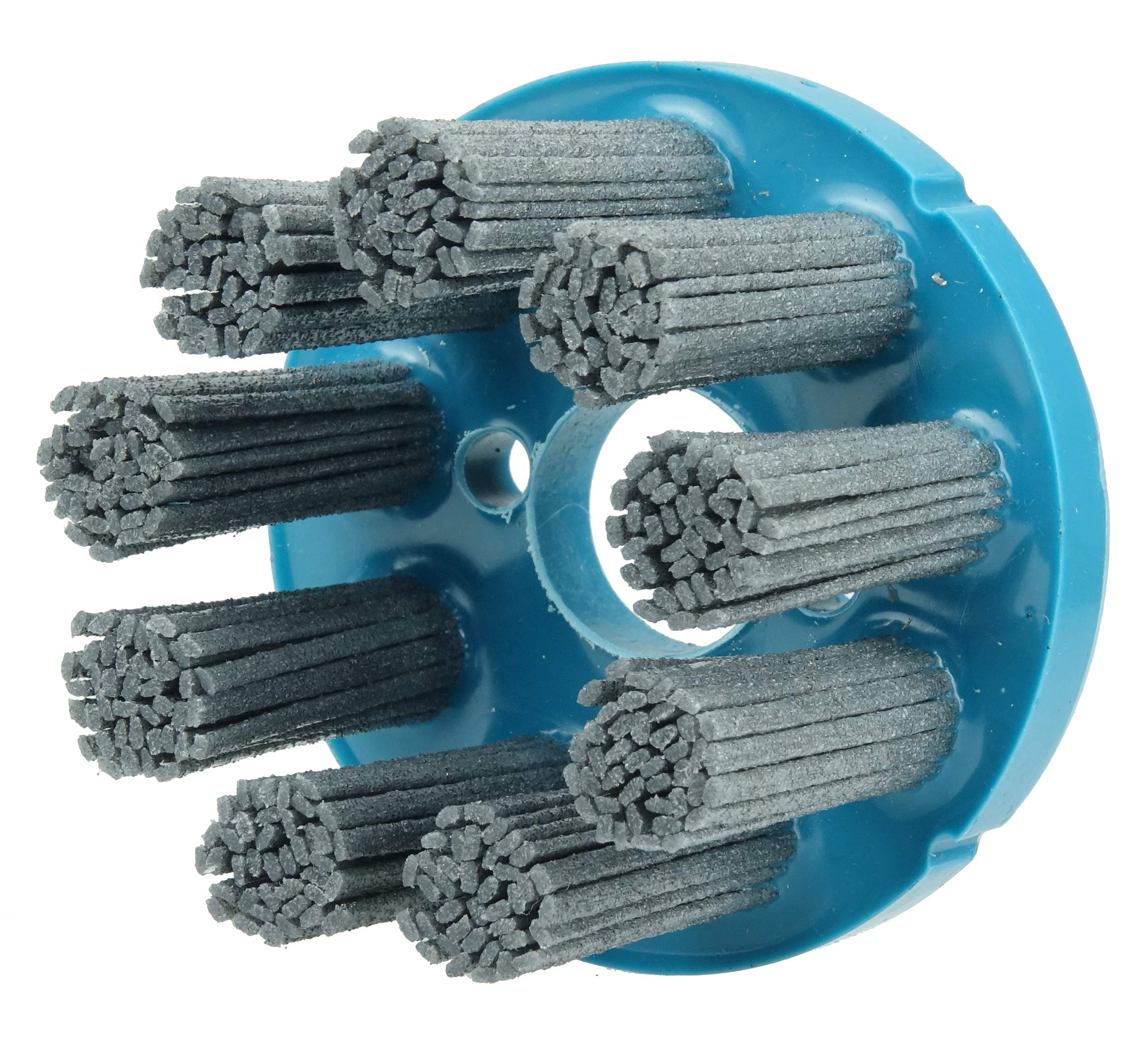 Weiler 85788 3" Nylox Disc Brush, Rectangular Filament, 80SC Fill Grit ...