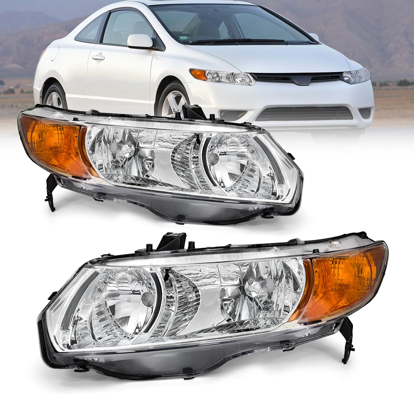2009 Civic Headlight Film