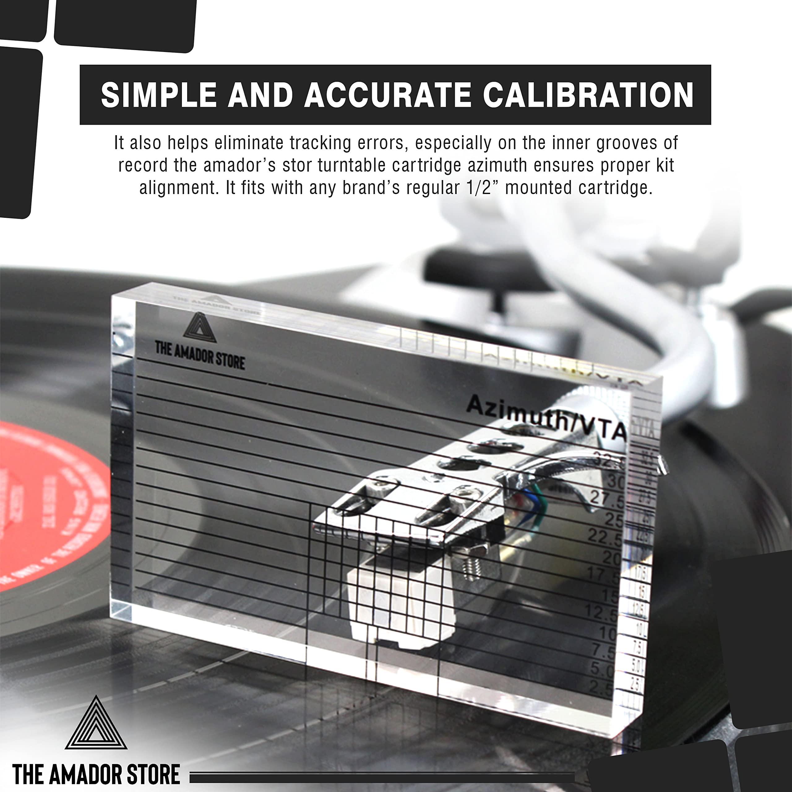 Mua The Amador Store Turntable Phono Cartridge Stylus Alignment ...