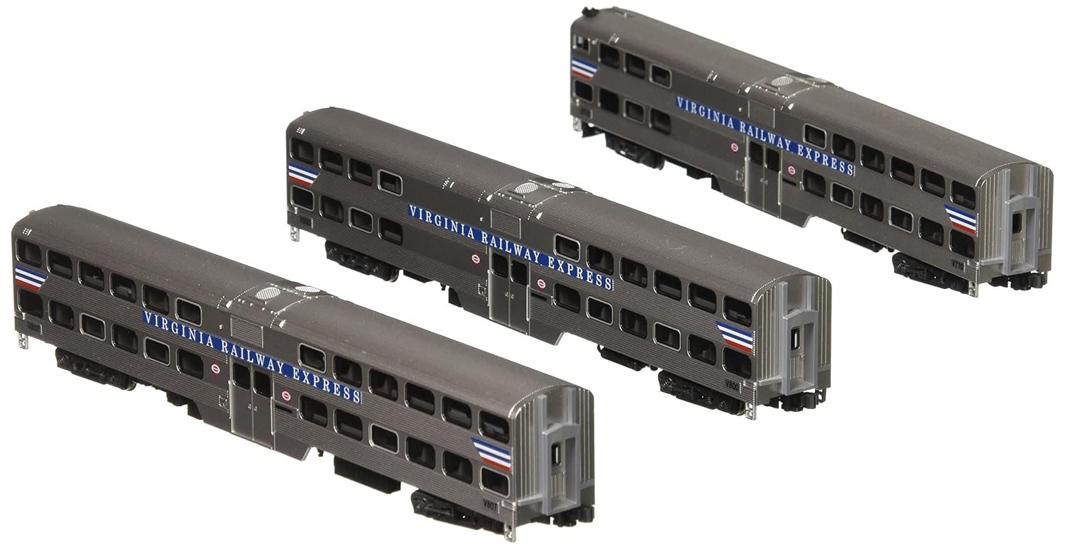 N Scale Locomotives Kato USA N Scale Chicago Metra Gallery Bi-Level ...