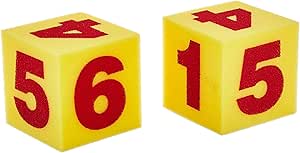 Amazon.com: Learning Resources Giant Soft Cubes - Numerals : Toys & Games