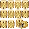 Amazon.com: 1/4 Flare Cap, Round Brass w/Neoprene o-Ring Seal, HVAC Valve Caps, Refrigerant ...