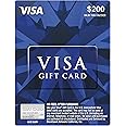 Amazon.com: $200 Visa Gift Card (plus $6.95 Purchase Fee) : Gift Cards