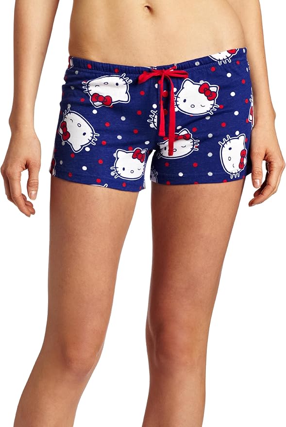 Amazon.com: Hello Kitty Juniors Dot Print Short: Clothing