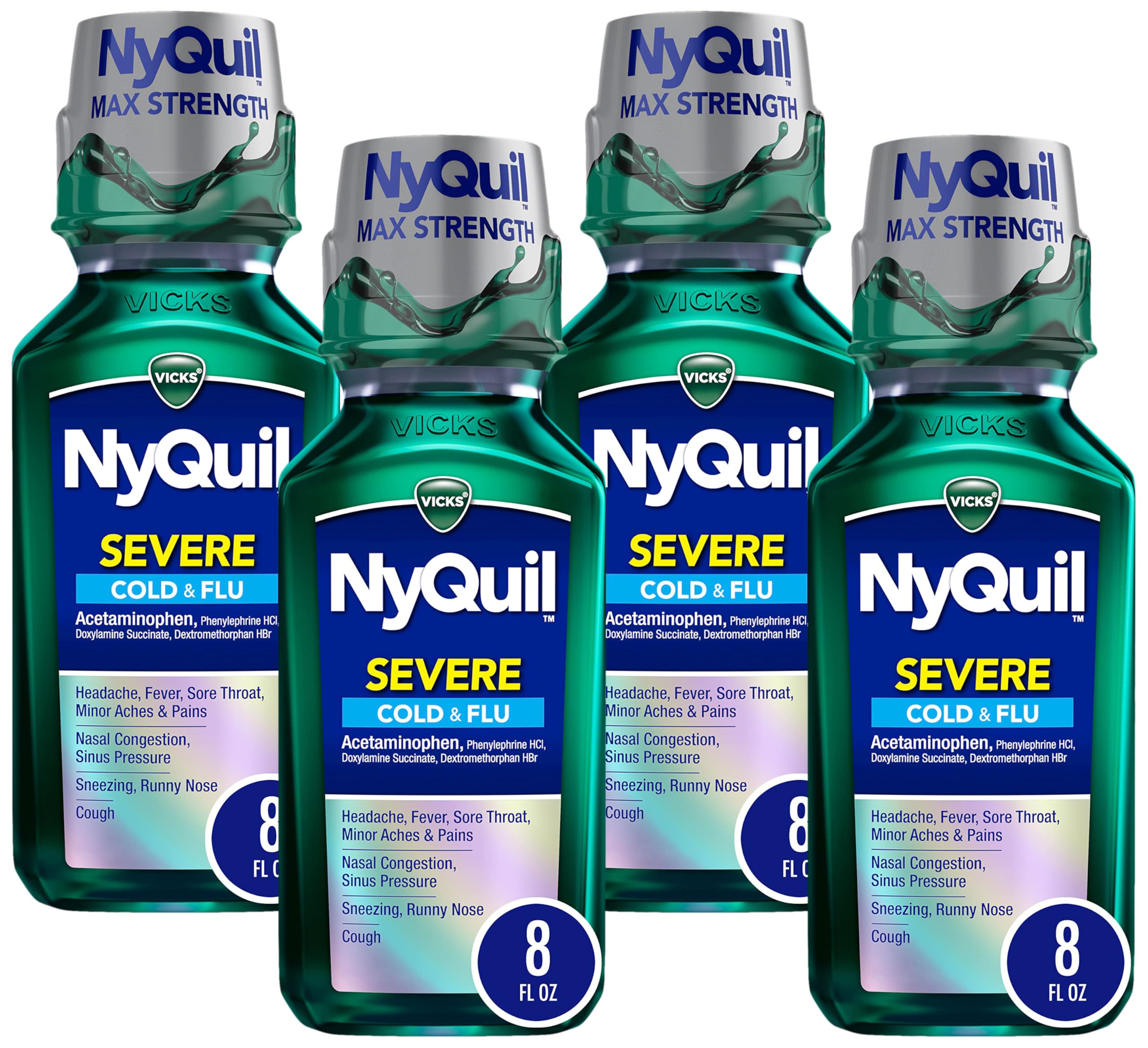 Mua Vicks NyQuil Severe Cold and Flu Relief Liquid Medicine, Maximum ...