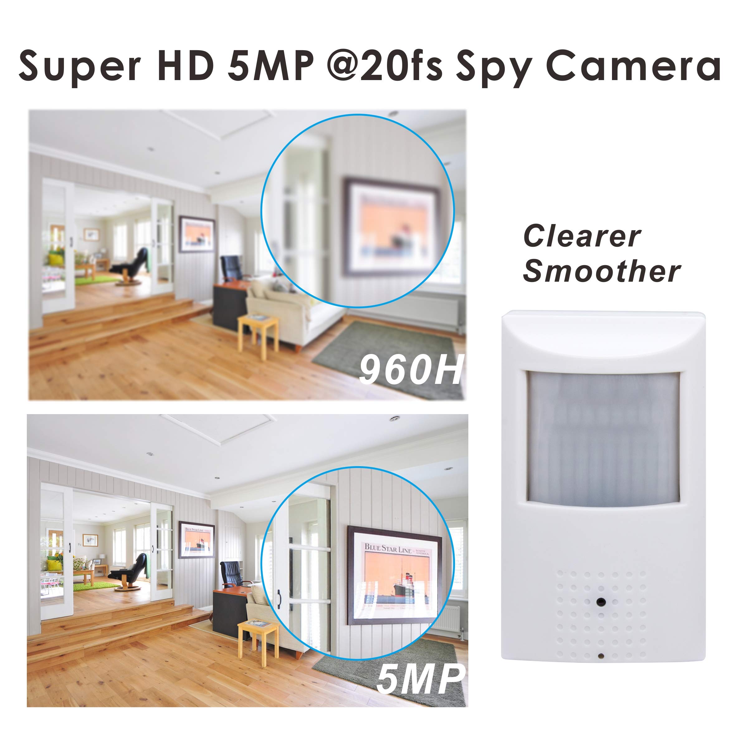 Mua Inwerang 5MP POE IP Security Hidden Spy Camera, 3.7mm Wide Angle ...