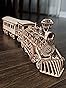 Amazon.com: Wood Trick Wooden Toy Train Set with Railway - 34x7 ...