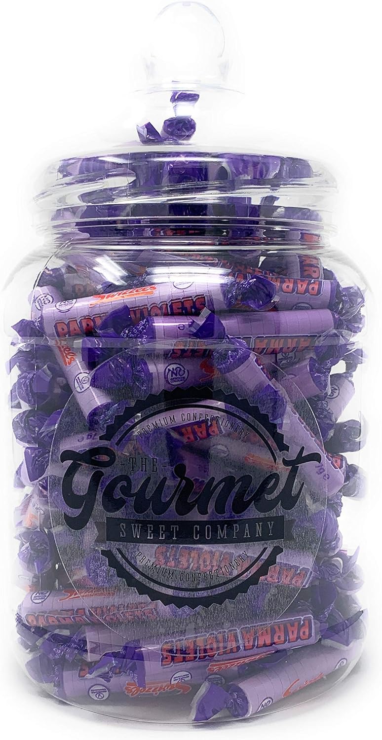 Parma Violets 1kg Retro Sweets Large Victorian Gift Jar: Amazon.co.uk ...