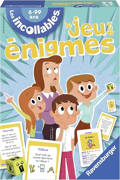 Ravensburger - 26568 - Jeu de Société - Le Jeu des Énigmes des Incollables: Amazon.fr: Jeux et ...