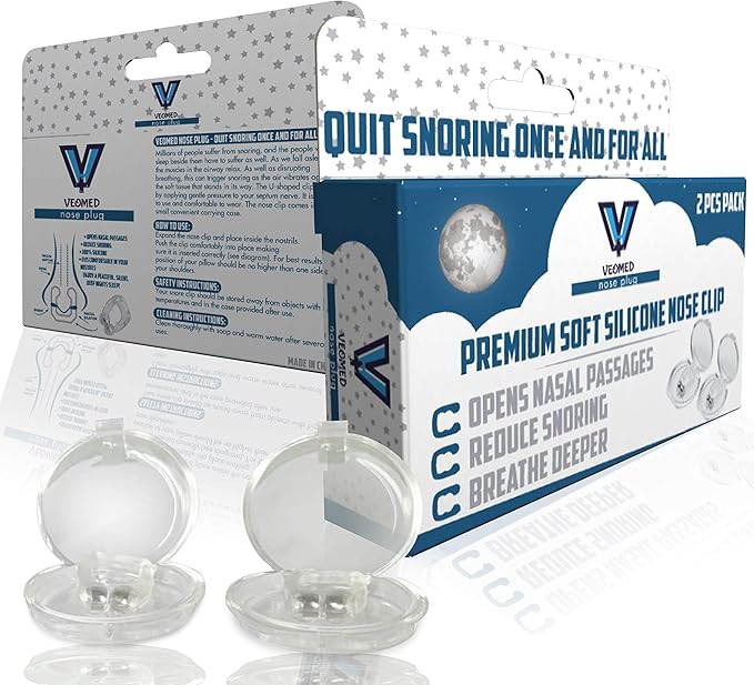 VEOMED® Clip Anti Ronflement Efficace | Ecarteur Nasal | Stop ...