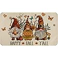 Amazon.com: AnyDesign Happy Fall Y'all Doormat Fall Gnome Sunflower ...